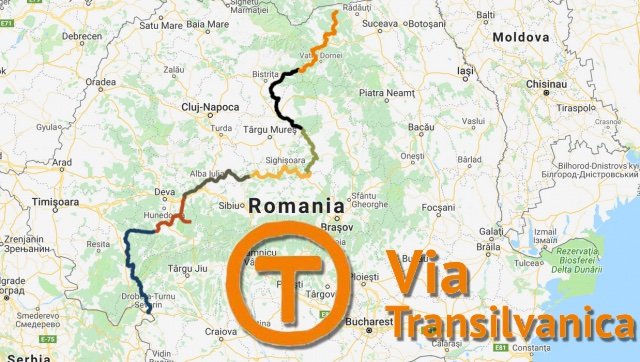 Via Transilvanica Trail Marker – Românul